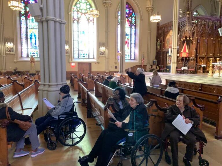 Active seniors take a trip to enjoy the 1868 Henry Erben pipe organ ...
