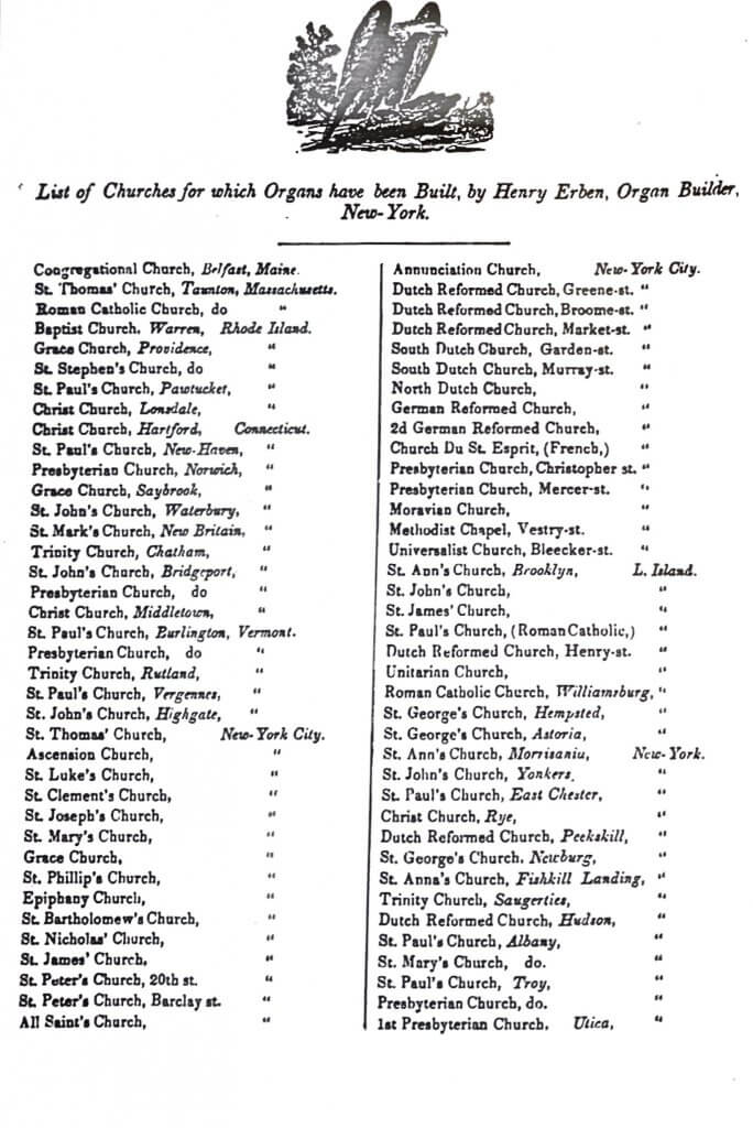 Conversation with Stephen L. Pinel: Images - Friends of the Erben Organ