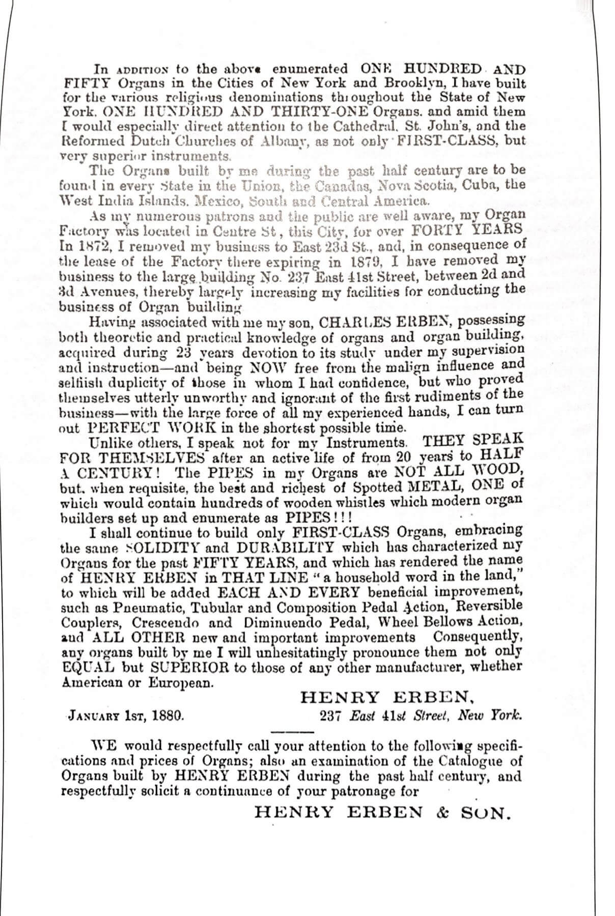 Conversation with Stephen L. Pinel: Images - Friends of the Erben Organ